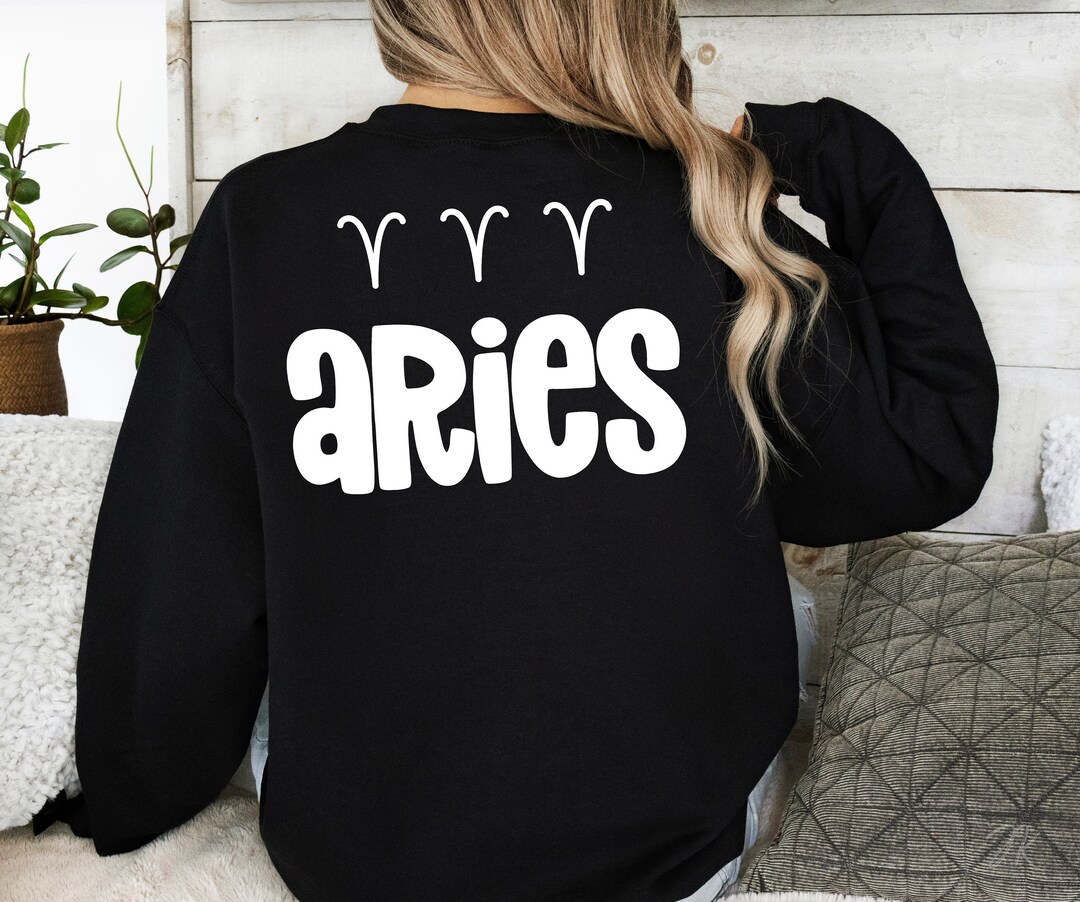 Retro Aries Zodiac PNG | Aries Horoscope Sign | Retro Aries Shirt ...