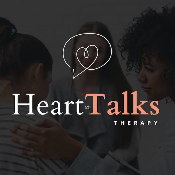 Therapist Logo Psychology Logo Love and Support Heart - Etsy