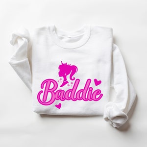Baddie Barb Silhouette SVG: Shirt Design Clipart (commercial Use) - Etsy