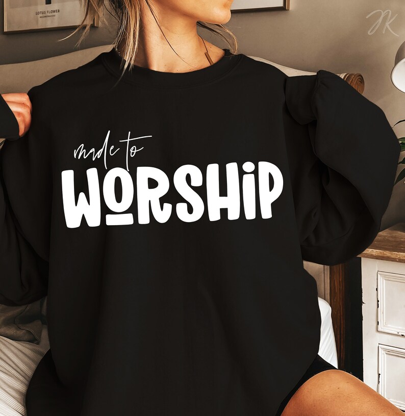 Retro Made to Worship PNG: Christian Sublimation File (digital Download ...