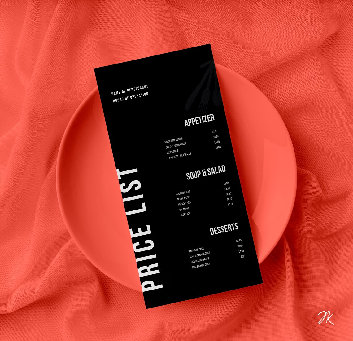 Food Menu Canva DIY Template DIY Hospitality Menu Template - Etsy Canada