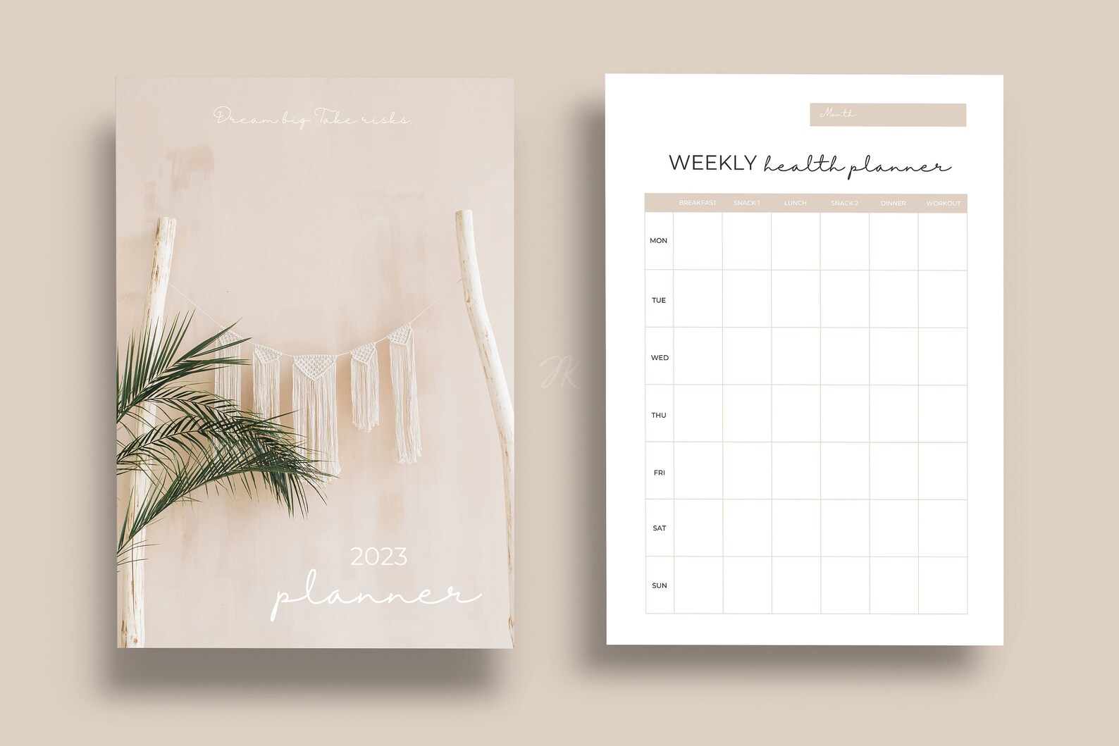 2023 Editable Digital Printable Boho Planner iPad Planner - Etsy