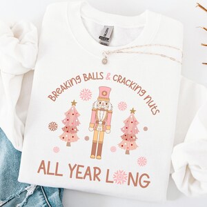 Funny Christmas Nutcracker PNG Breaking Balls Cracking Nuts Holiday ...