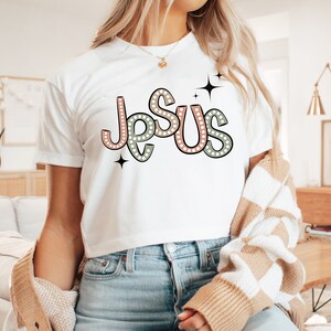Boho Jesus Doodle Dots PNG | Bright Doodle Sublimation Design | Gift ...