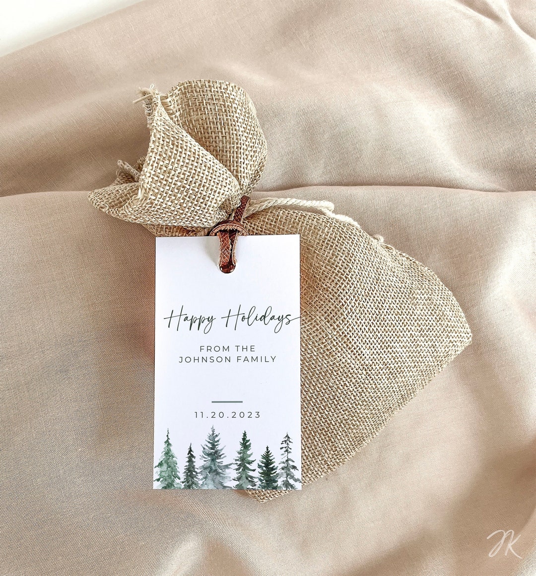 Happy Holidays Tags Bundle | DIY Christmas Tag | Editable Printable ...
