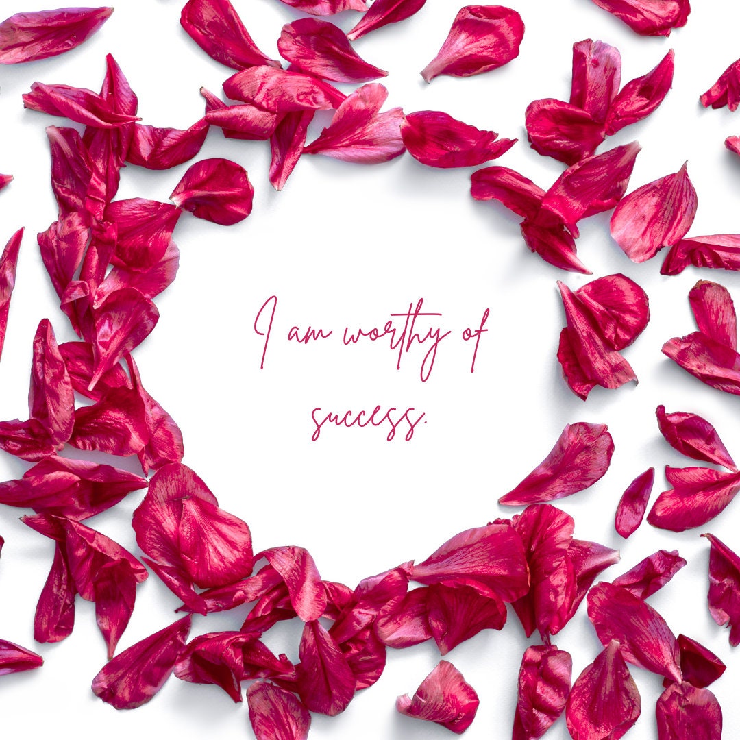 50 Ready to Post Affirmation Quote Social Media Posts FLORAL | Etsy