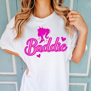 Baddie Barb Silhouette SVG: Shirt Design Clipart (commercial Use) - Etsy