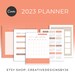 2023 Editable Digital Printable Boho Planner iPad Planner Canva Daily ...