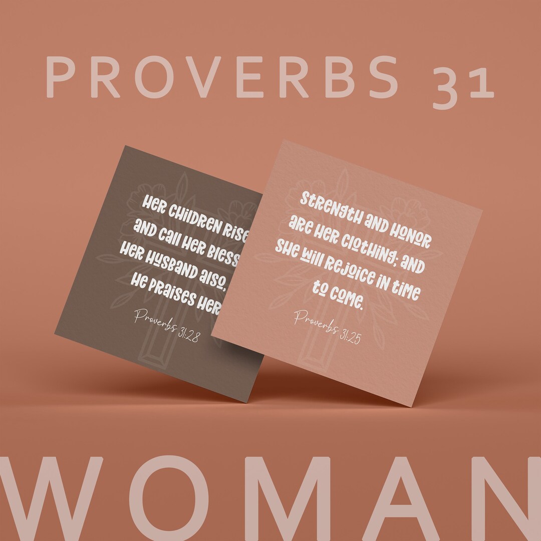 PLR Proverbs 31 Woman Bible Scripture Cards Bundle + FREEBIE ...