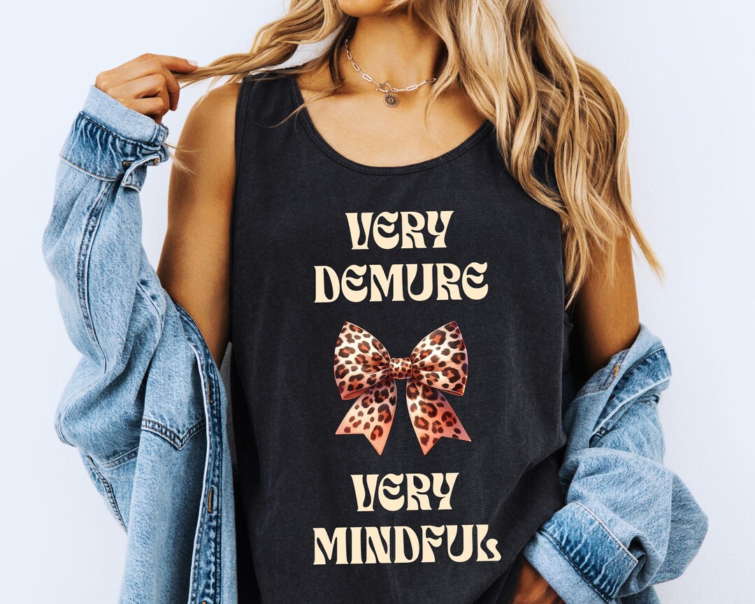 Very Demure Mindful PNG Bundle | Coquette Leopard Bow Front Back Design ...