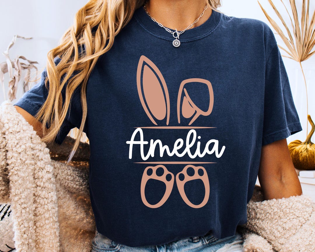 AMELIA Gift | Easter Bunny Name SVG PNG | Easter Bunny Name Monogram ...