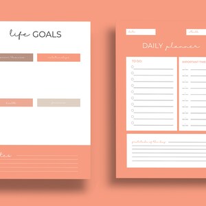 2023 Editable Digital Printable Boho Planner iPad Planner Canva Daily ...