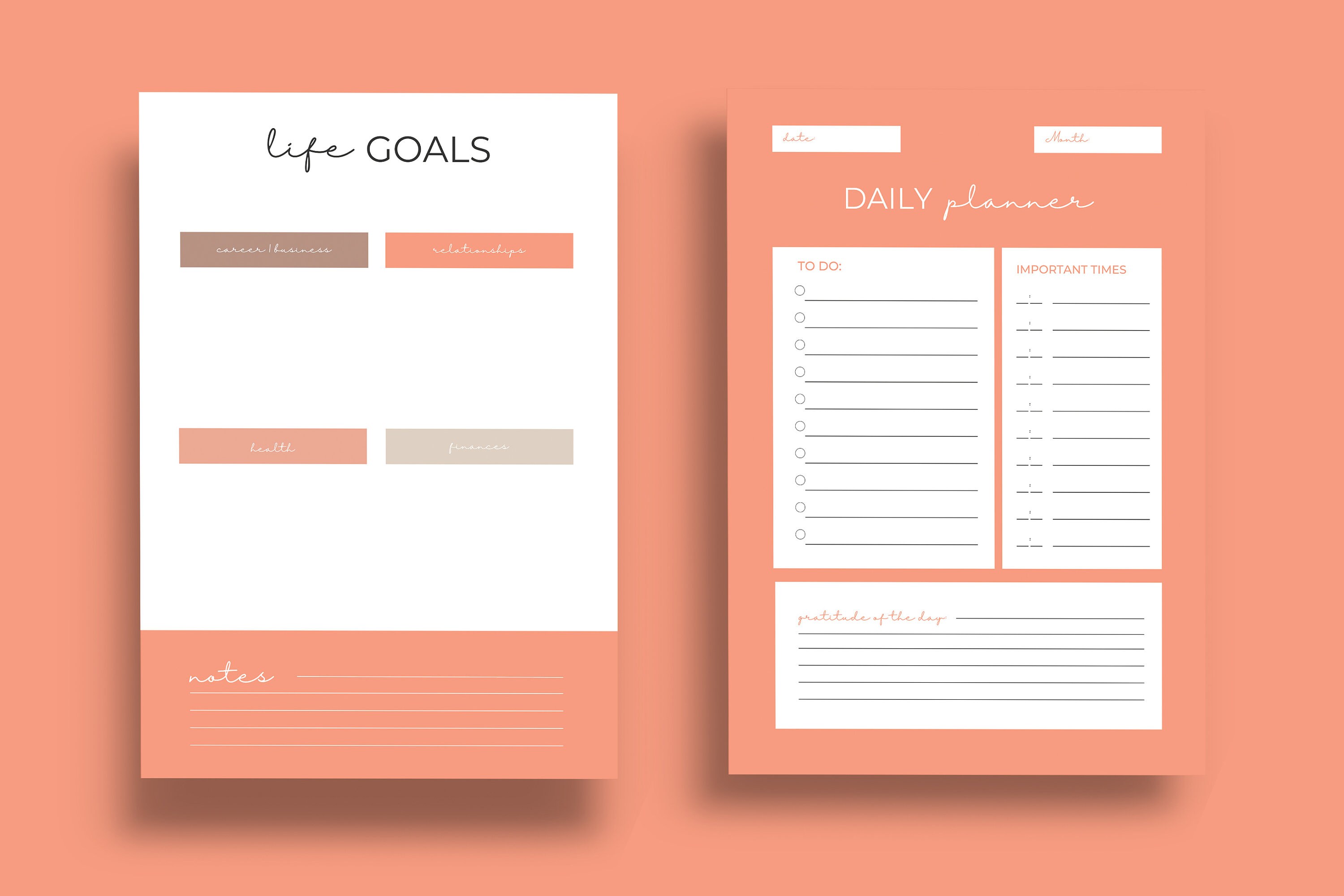 2023 Editable Digital Printable Boho Planner iPad Planner - Etsy