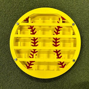 Personalized Softball Ring Display: Custom Team Trophy, Wall Hanger - Etsy