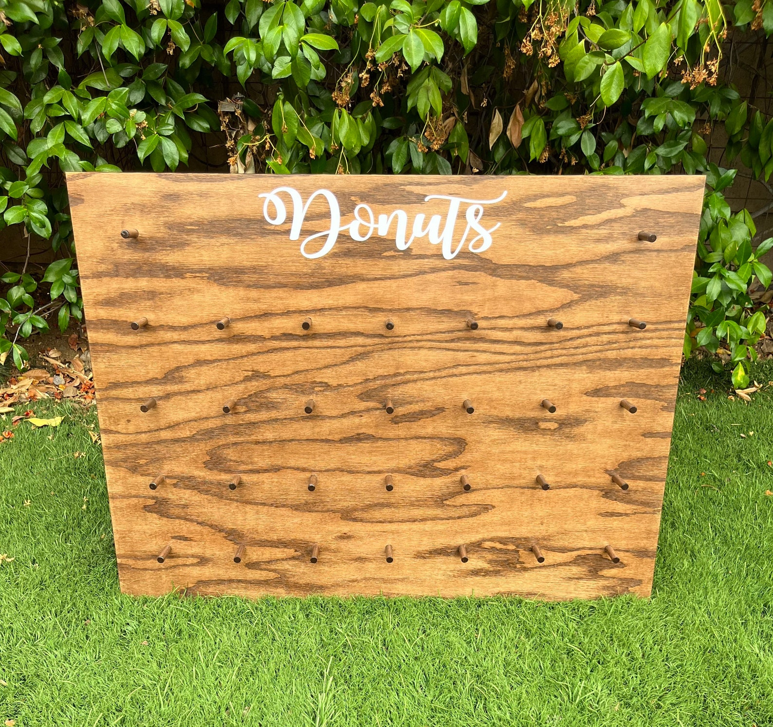Tabletop Donut Wall Display: Dessert Table Decor, Holds 30/60 Donuts - Etsy