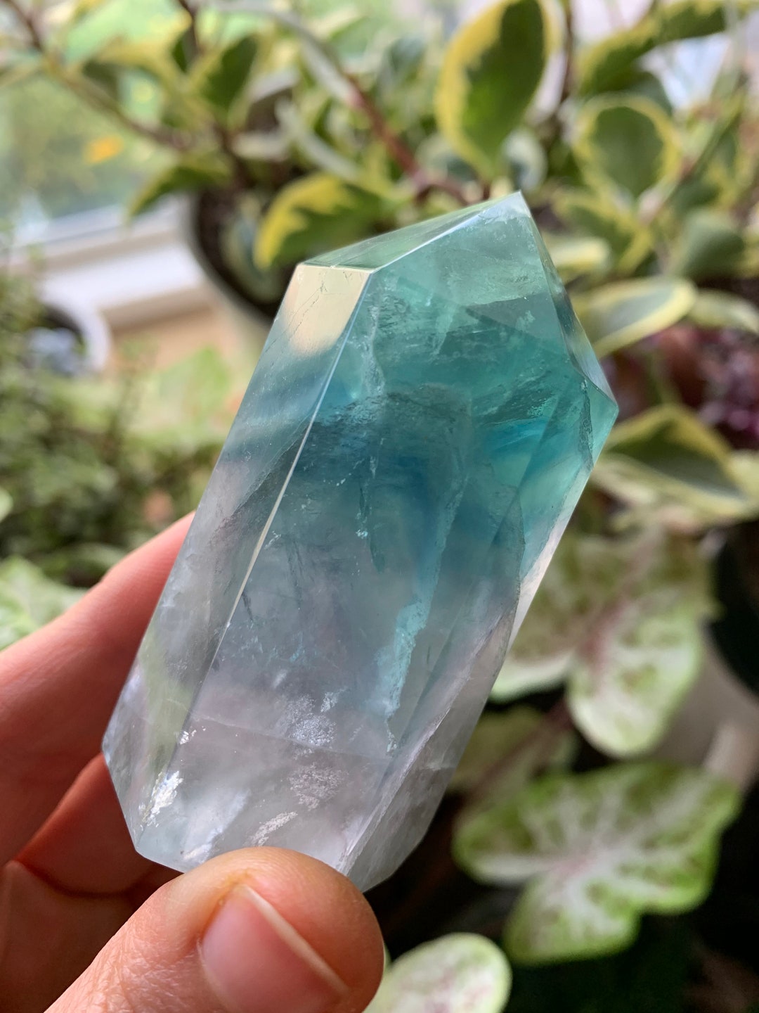 Rainbow Fluorite Tower - Etsy