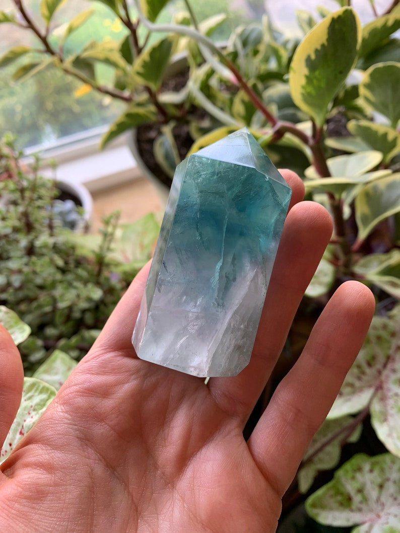 Rainbow Fluorite Tower - Etsy