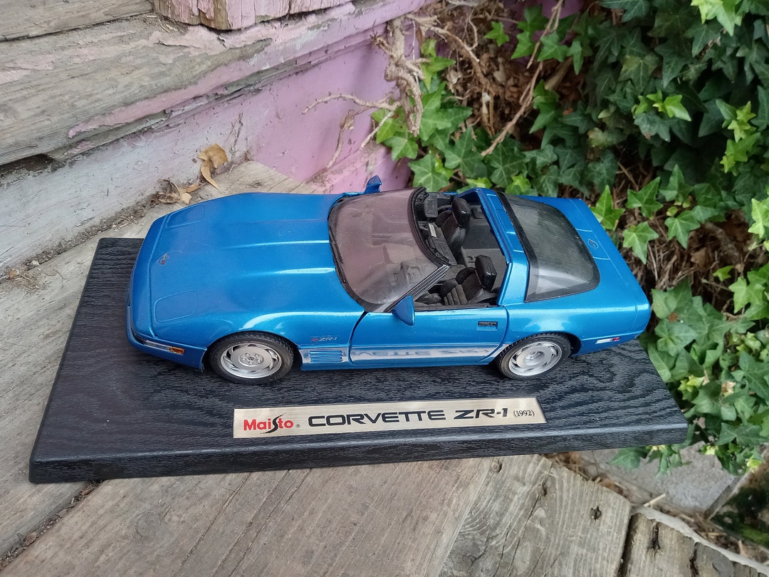 Vintage Die Cast Corvette Zr1 Collectible Car - Etsy