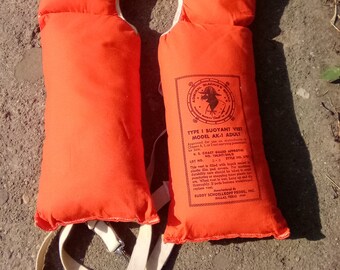 Vintage Life Jacket - Etsy