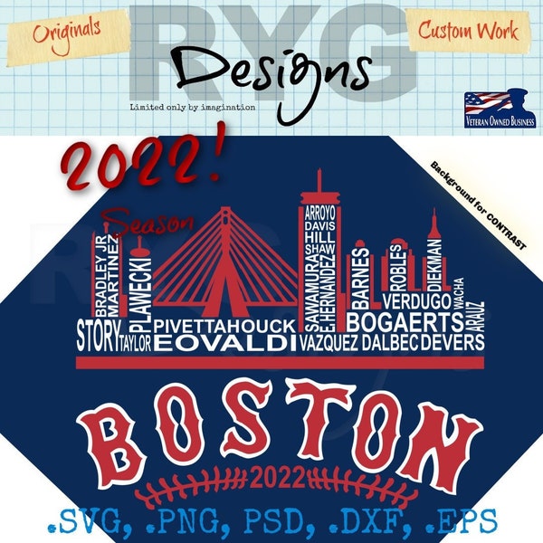 Boston Red Sock Stencils - Etsy
