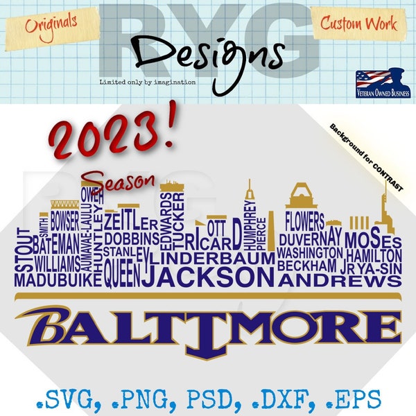 Baltimore Ravens Svg - Etsy