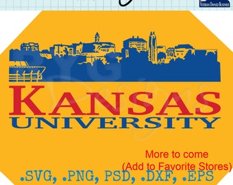 Kansas University KU Curbee Stencil - Etsy