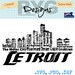 Detroit Icons Skyline Graphic - Etsy