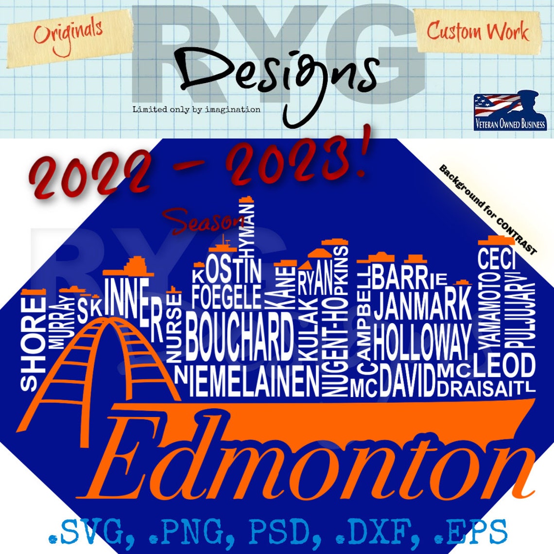 Edmonton Pro Hockey Team Skyline Names Graphic Etsy edmonton-pro-hockey-team-skyline-names-graphic-etsy