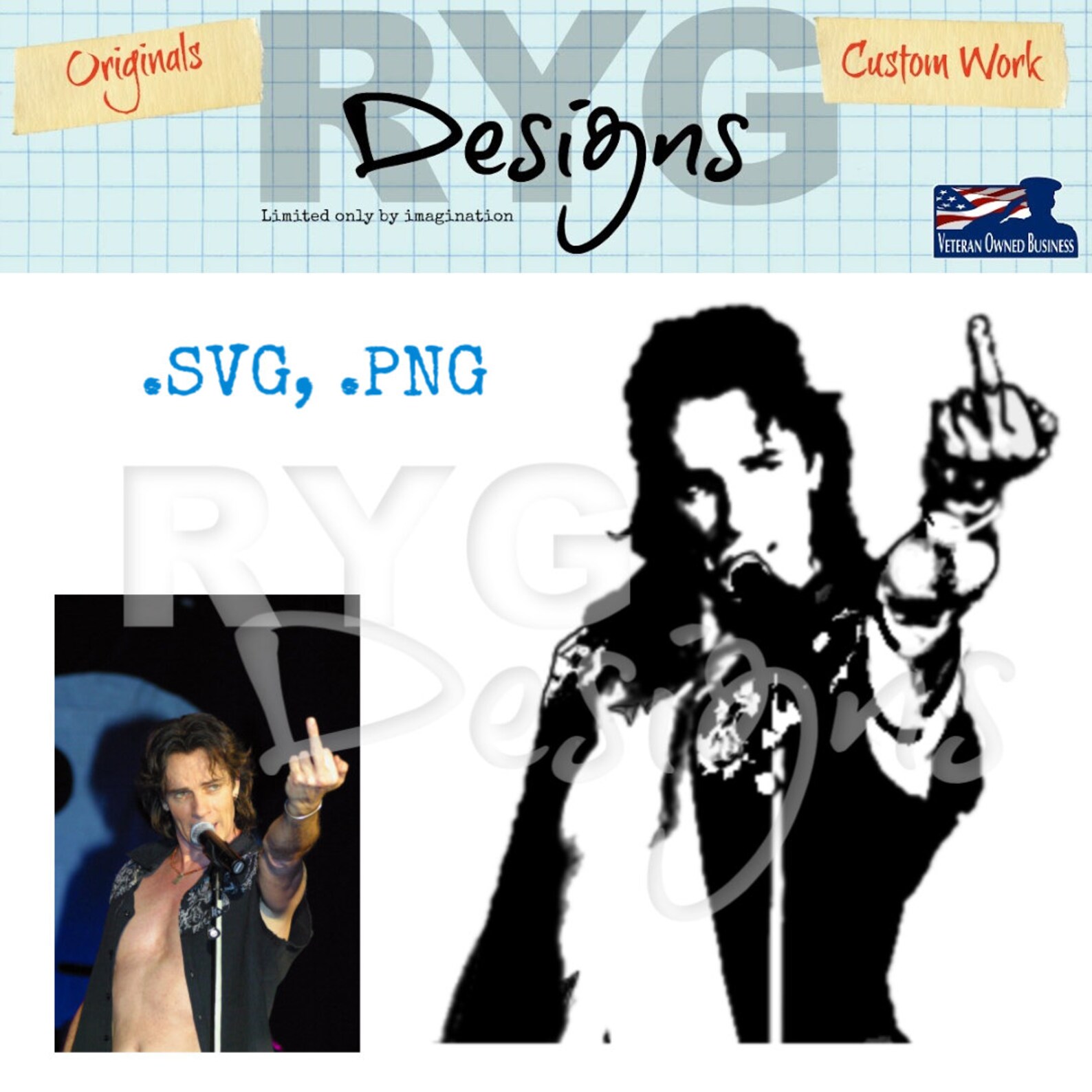 Rick Springfield Graphic - Etsy