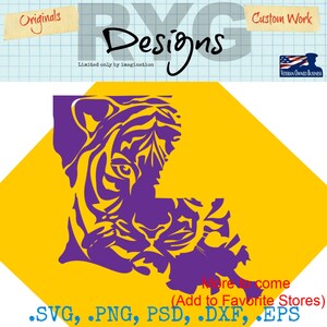 LSU Tigers Graphics Pack 2019 - Etsy