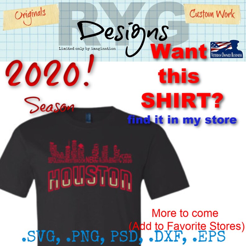 Houston Pro Basketball Team Skyline Names Graphic - Etsy