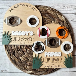 Father's Day 2024 | Father's Day Sports Photo Sign | Father's Day Gift ...