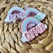 Rainbow Backpack Tag | Boho Rainbow Keychain | Backpack Tag | Bookbag ...