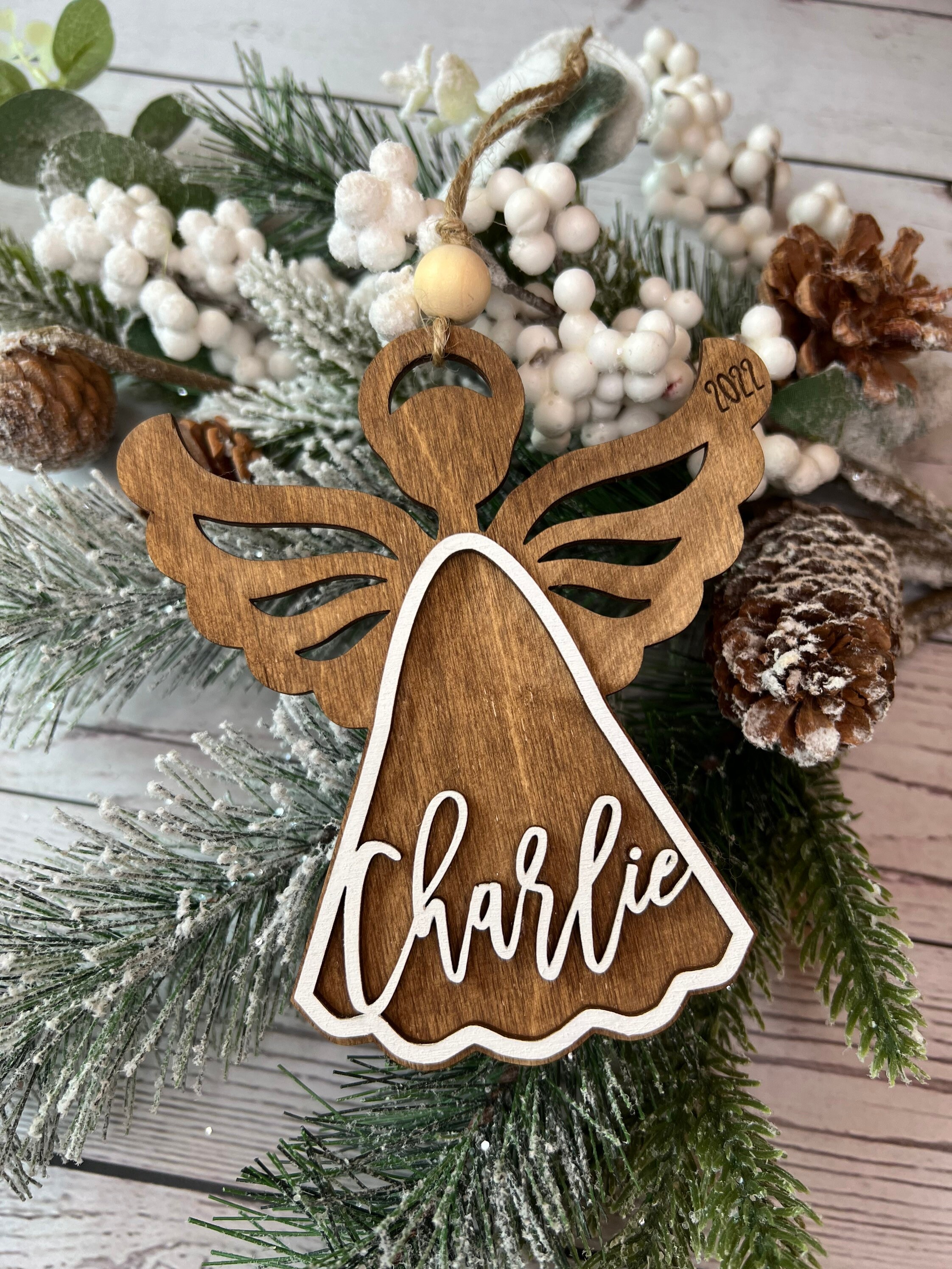 Angel Ornament | Personalized Angel | Custom Name Christmas Ornament ...