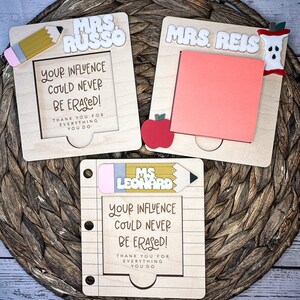 Teacher Sticky Note Holder | Gifts for Teachers | Teacher Appreciation ...