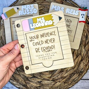 Teacher Sticky Note Holder | Gifts for Teachers | Teacher Appreciation ...