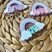 Rainbow Backpack Tag | Boho Rainbow Keychain | Backpack Tag | Bookbag ...