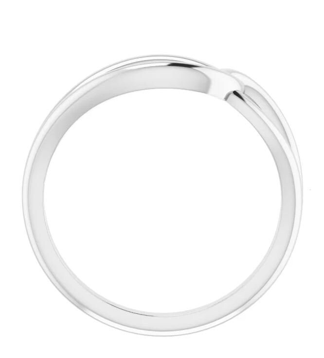 Sterling Silver Interlocking Circle Ring - Etsy UK