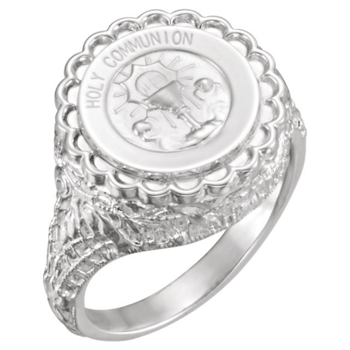 Sterling Silver Holy Communion Ring - Etsy