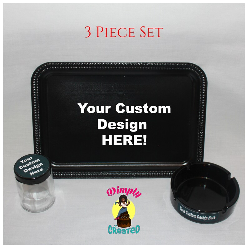 Customized Rolling Tray Set/individuals please Read the - Etsy