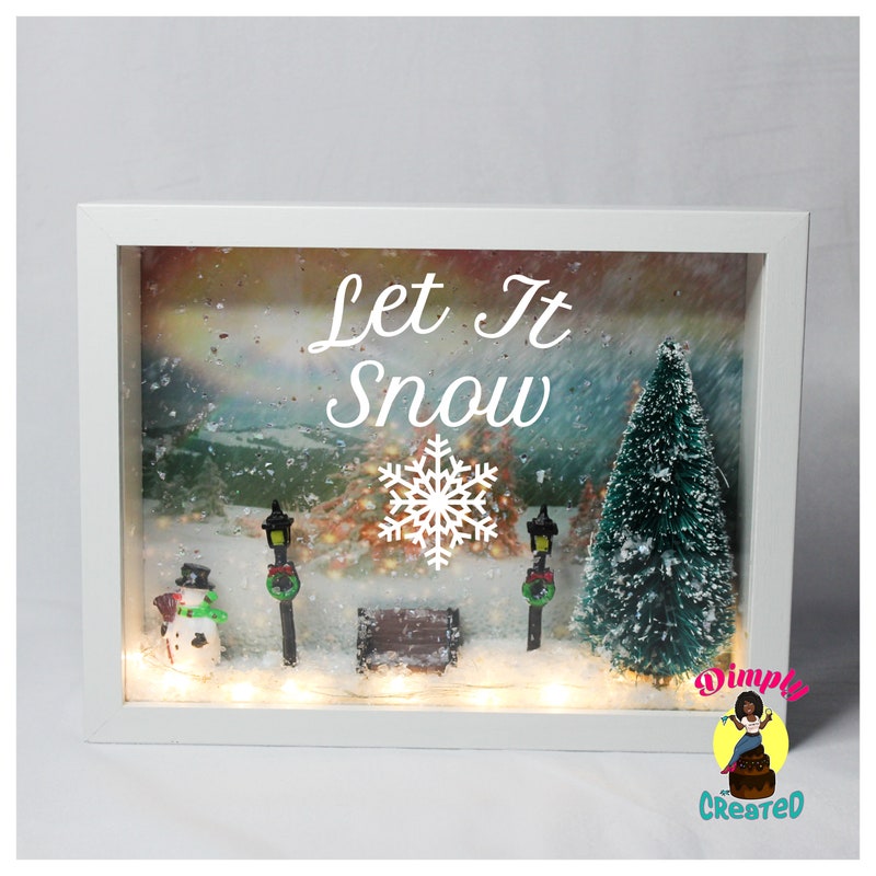 Christmas Shadow Box - Etsy