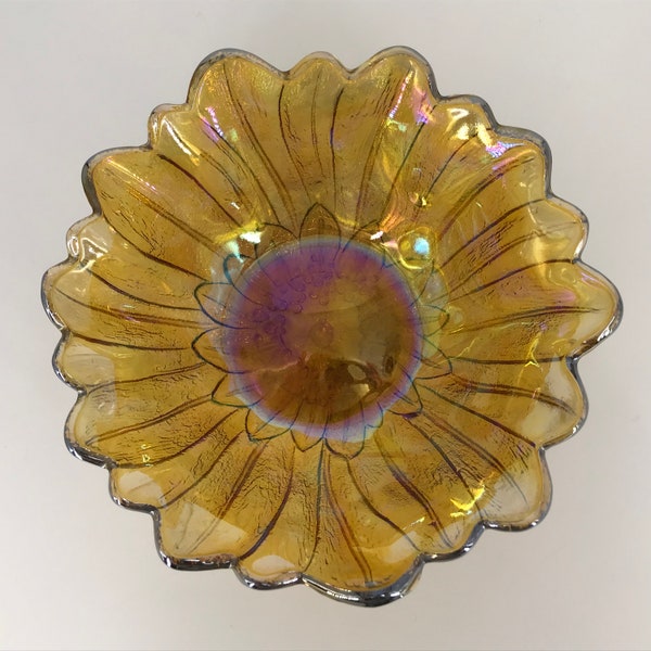 Carnival Glass Candy Dish - Etsy