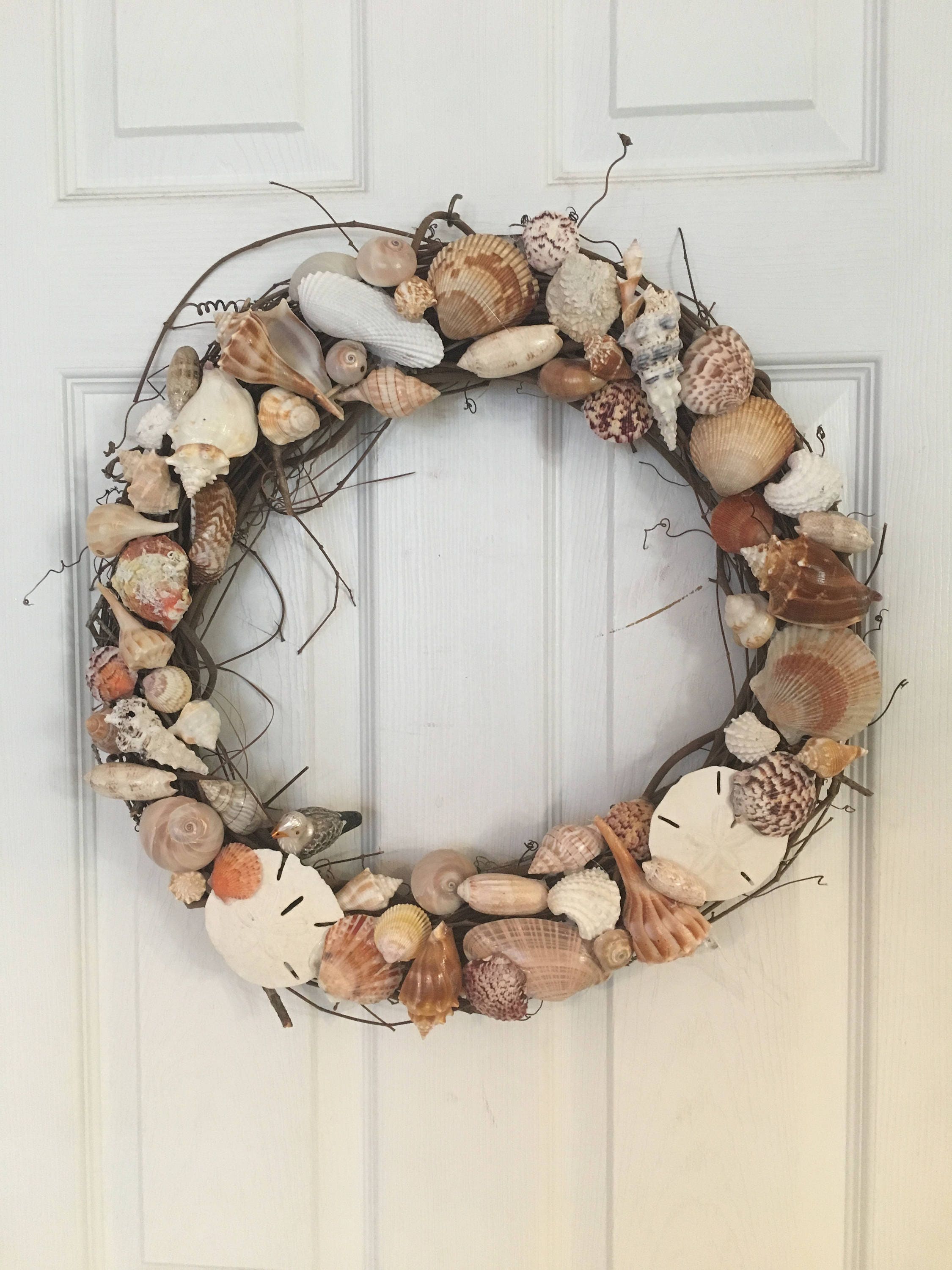 Seashell Wreath 18 Inch - Etsy