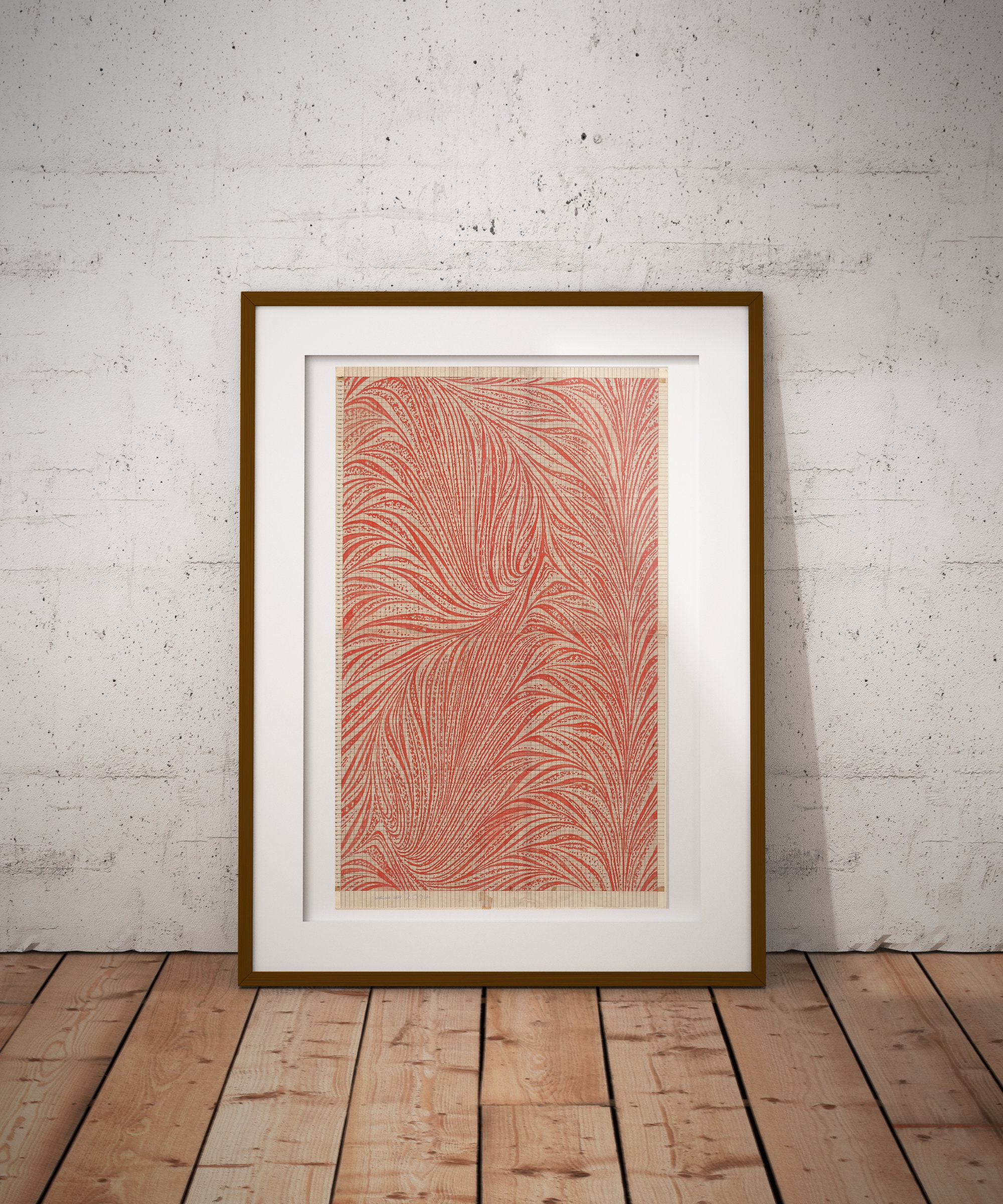 Detailed Red Set of 2 Art Prints Vintage Red Fabric Art Duo - Etsy