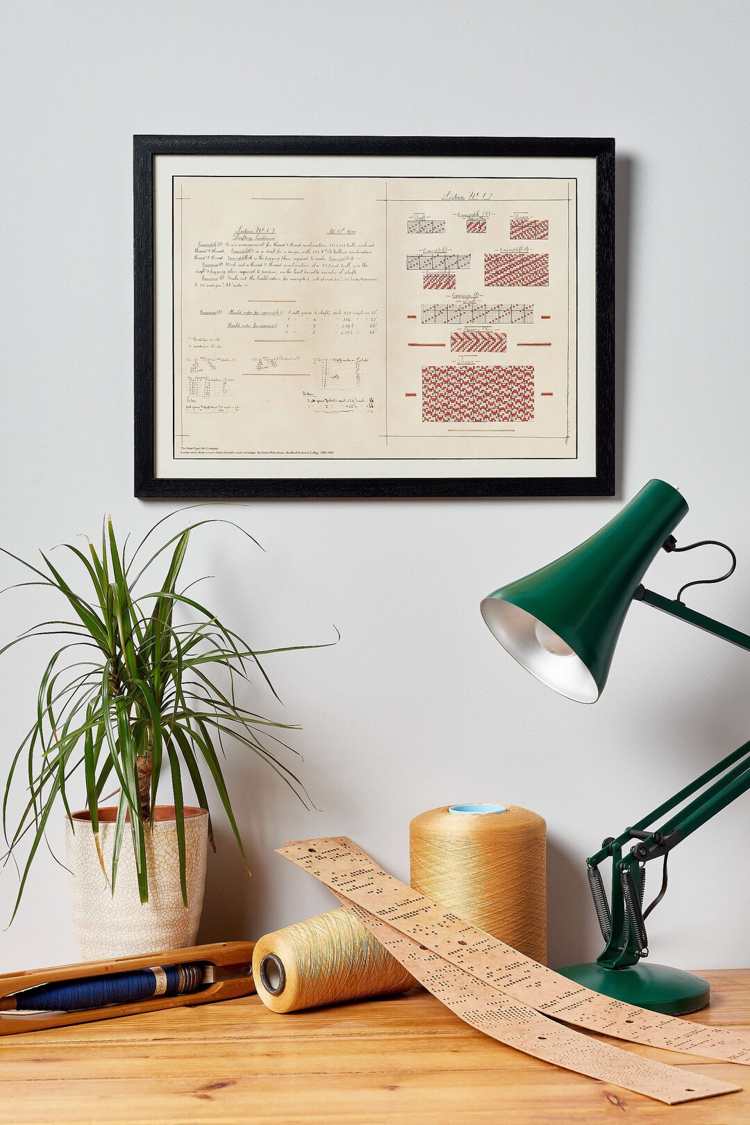 Antique Textile Weave Art Print: 1900s Woven Fabric Study - Etsy
