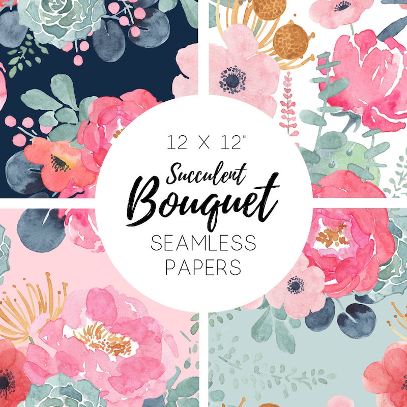 Floral Paper - Etsy