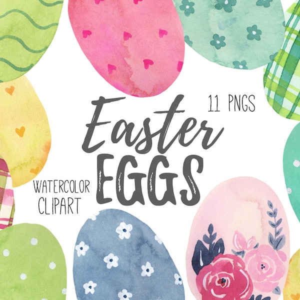 Easter Egg Clipart - Etsy