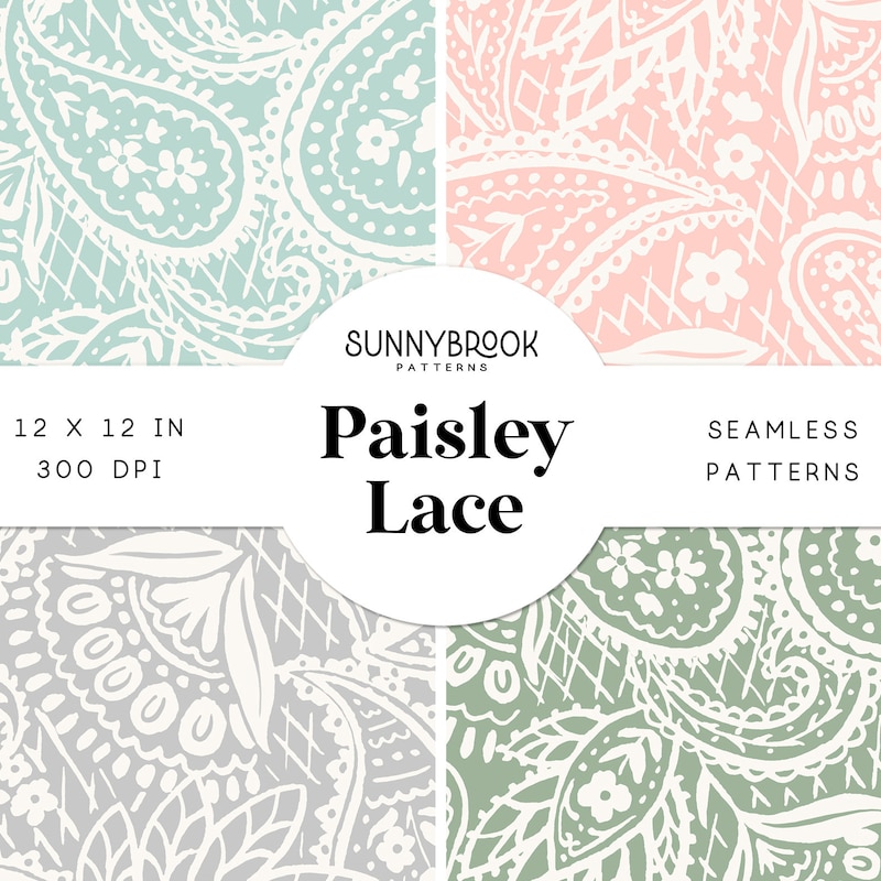 Paisley Paper - Etsy