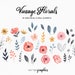 Watercolor Flower Clipart, Hand-painted Florals, Roses, and Bouquets in ...