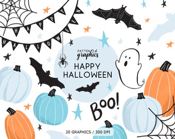 Cute Halloween Clipart, Pink Halloween Clipart, Pink Pumpkin Clip Art ...